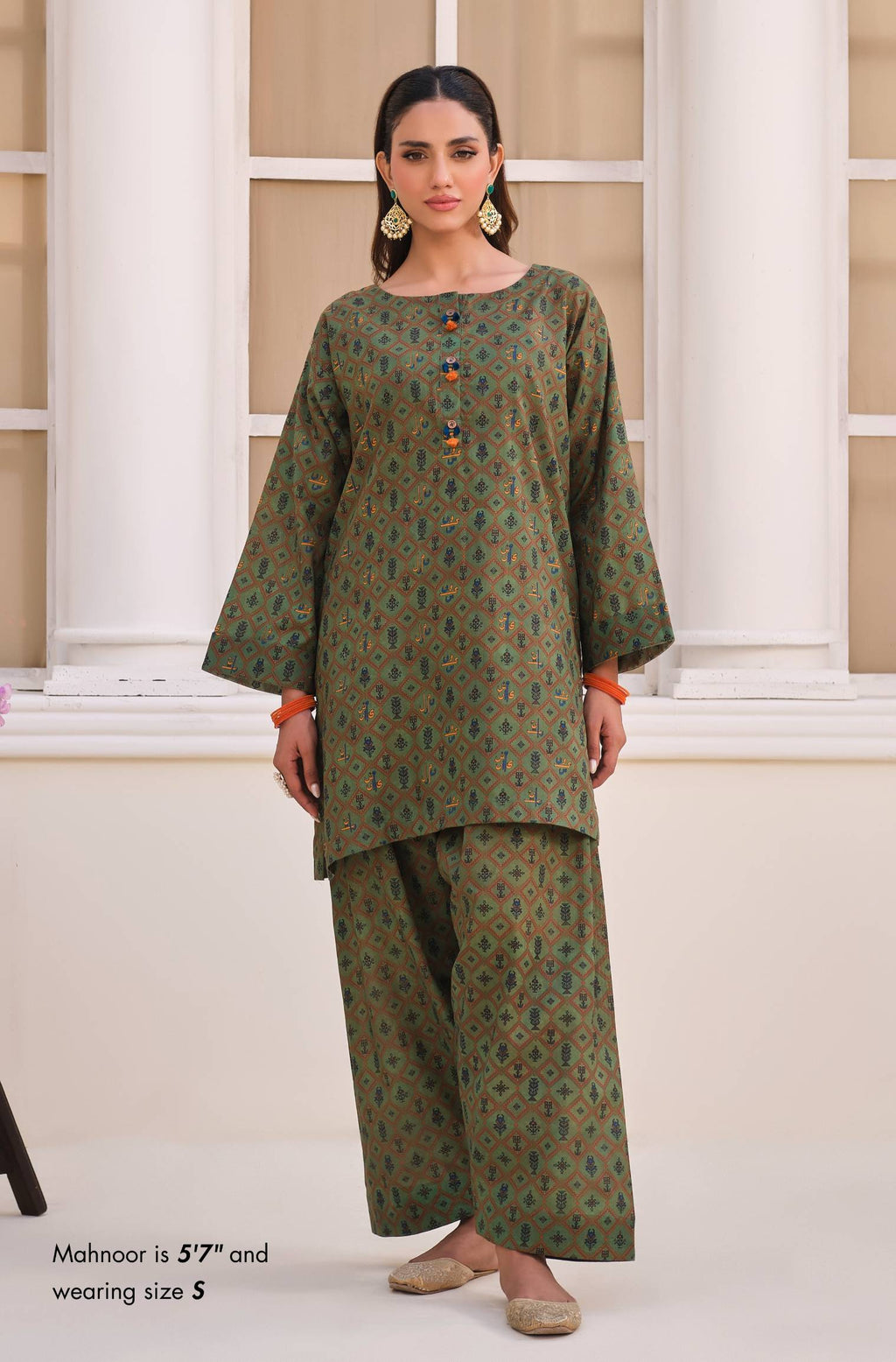 Tara Co-Ord Set - Green | Eid Edit | By Manto – Manto USA