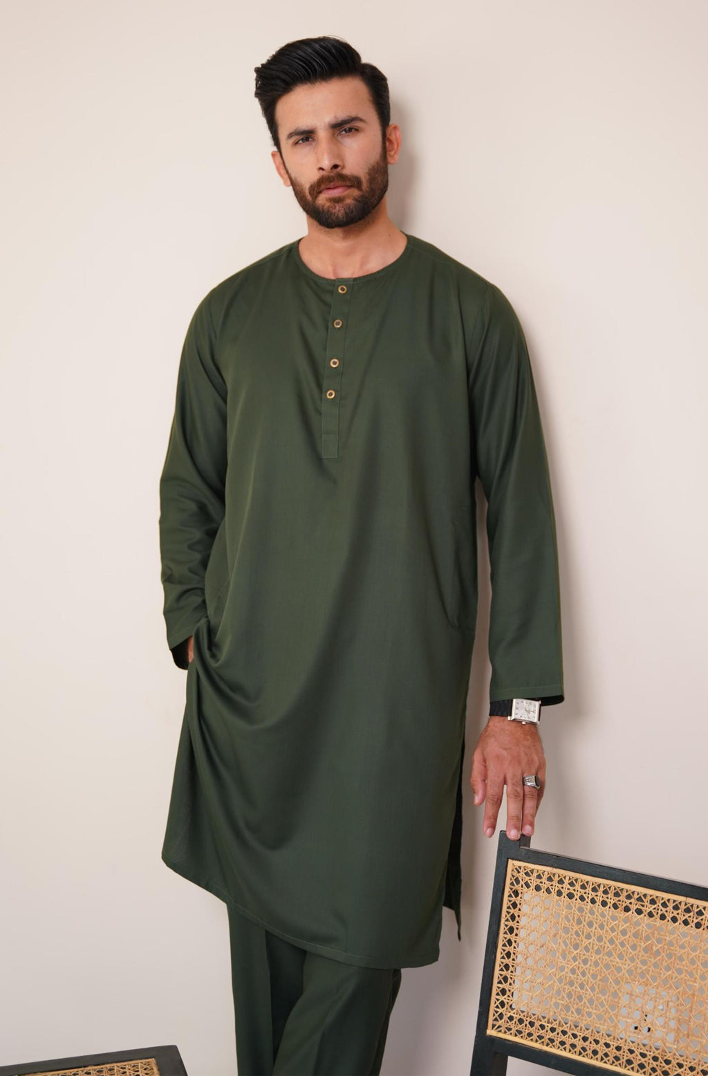 Emerald Green - Men's Kurta Pajama – Manto USA
