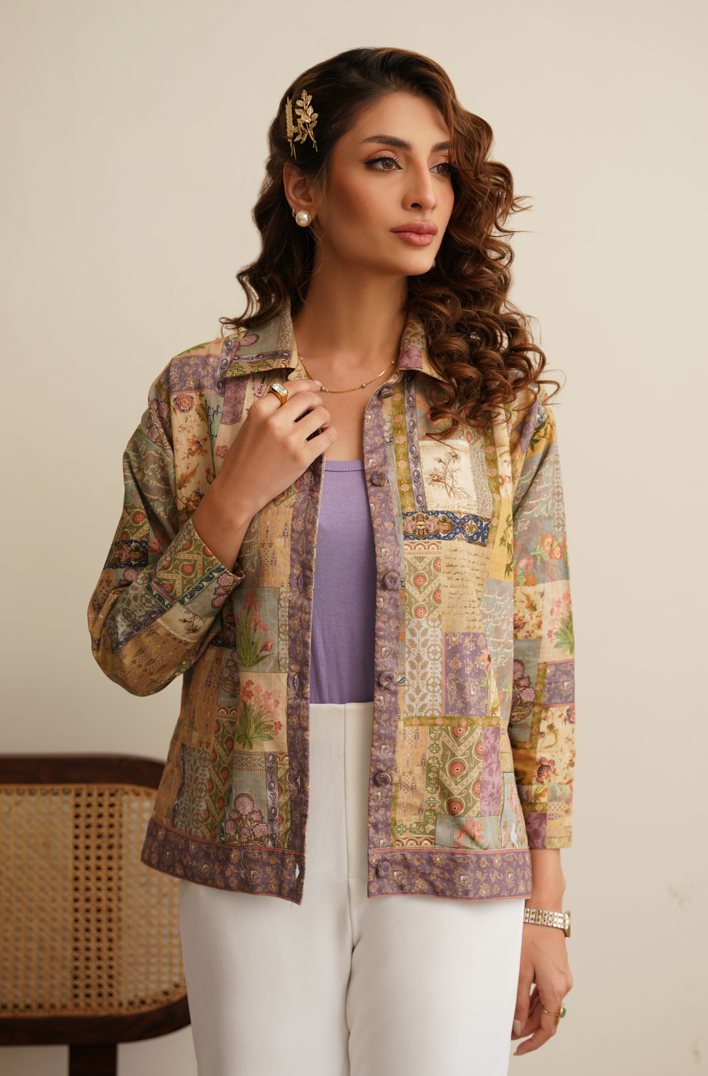 Mehak (Floral Scent) Overshirt – Manto USA