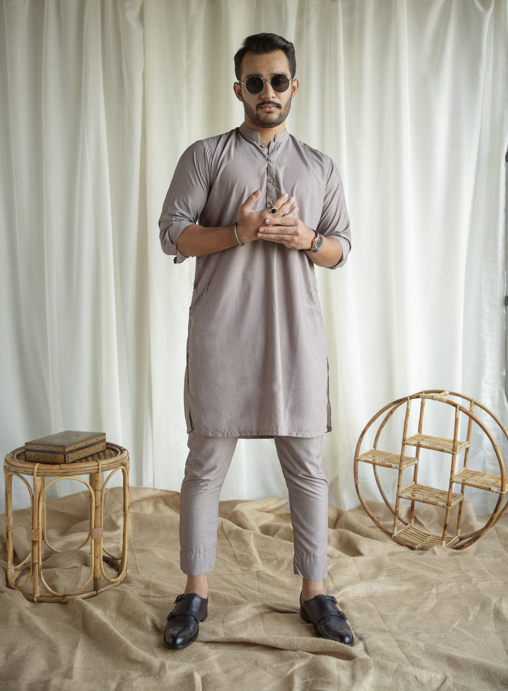 Rose Gray - Sherwani (Men) – Manto USA